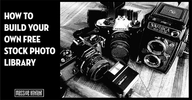 How to Build Your Own Free Stock Photo Library - Massive Kontent